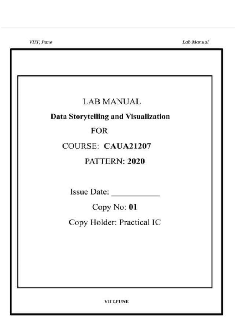 DSV LAB MANUAL | PDF | Business Intelligence | Data Science DSV LAB MANUAL | PDF | Business Intelligence | Data Science
