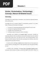 Victim Typologies | PDF | Victimology | Victimisation