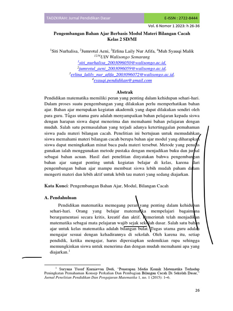 Jurna Bilangan Caca | PDF | Karier & Perkembangan | Kesehatan Holistik