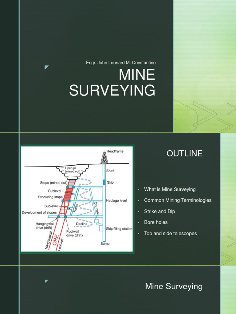 Mine Surveying 2024 | PDF | Surveying | Mining