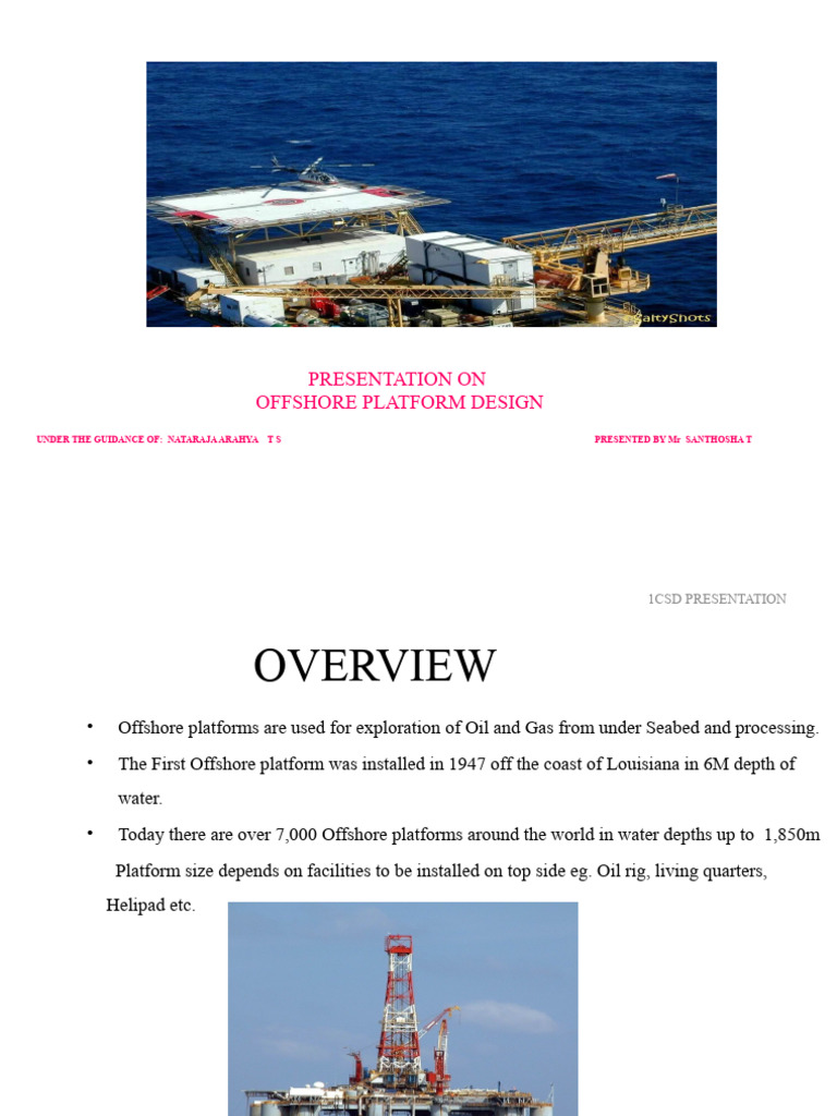 Final PPT (1) Scs Offshore | PDF | Offshore Drilling | Deep Foundation
