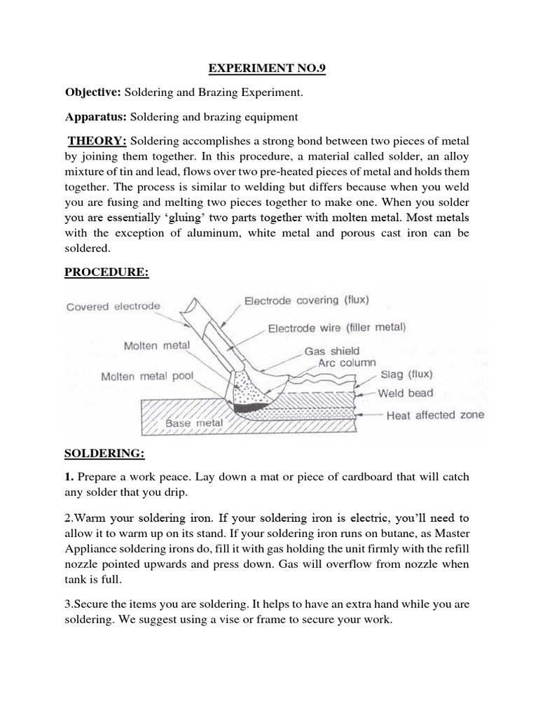 Soldering and Brazing Techniques Guide | PDF | Soldering | Solder