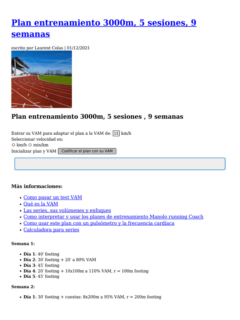 3000 Mts Plan | PDF | Tecnología