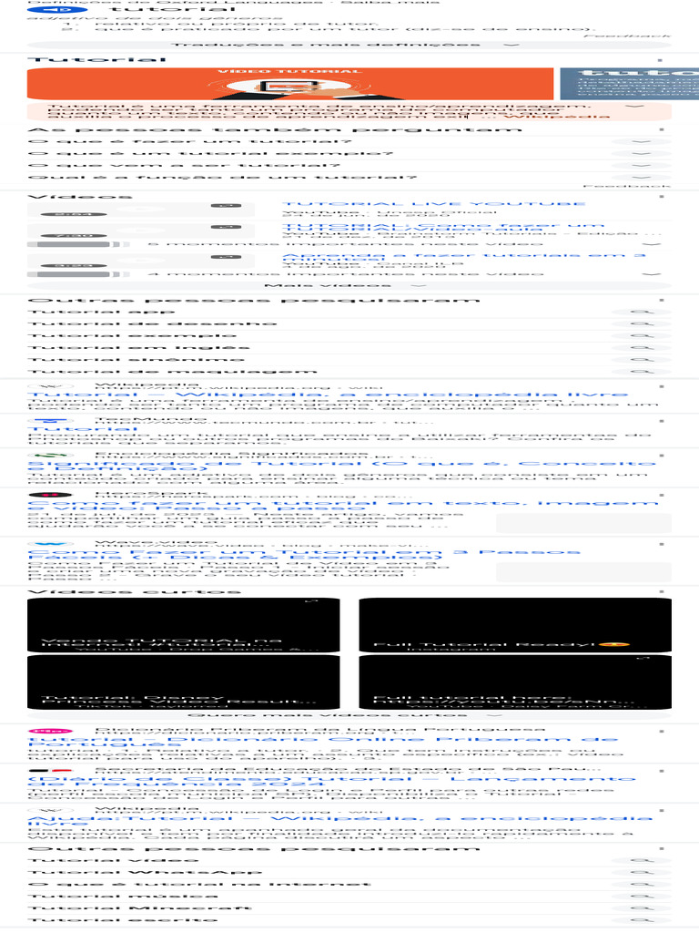 Tutorial - Pesquisa Google | PDF | Wikipedia | Tutorial