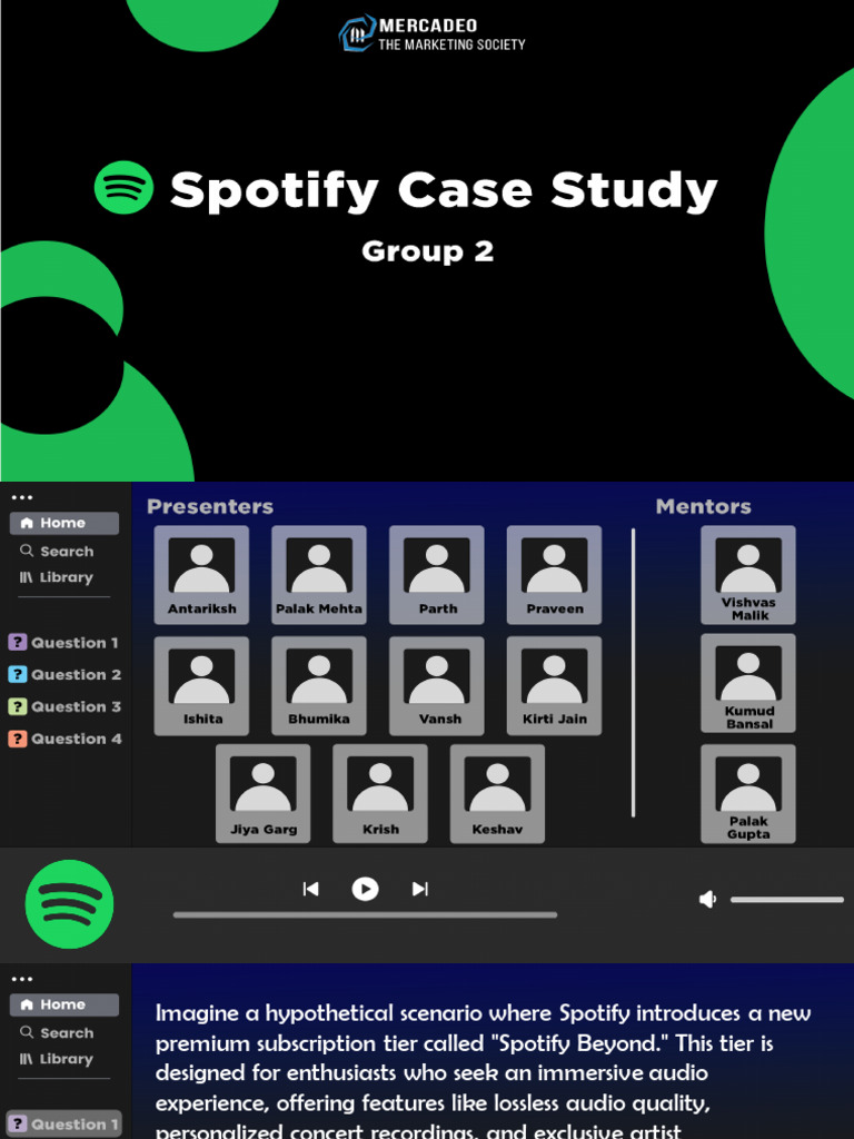 Presentation 1 | PDF | Spotify