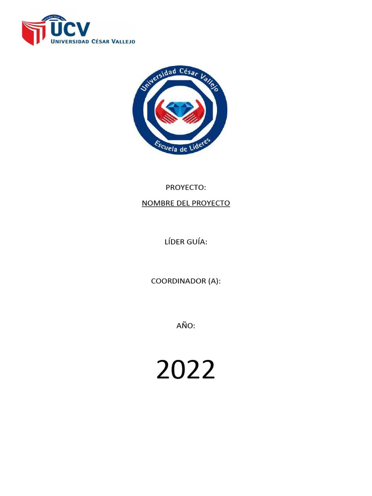 MODELO DE Proyecto 2021 | PDF