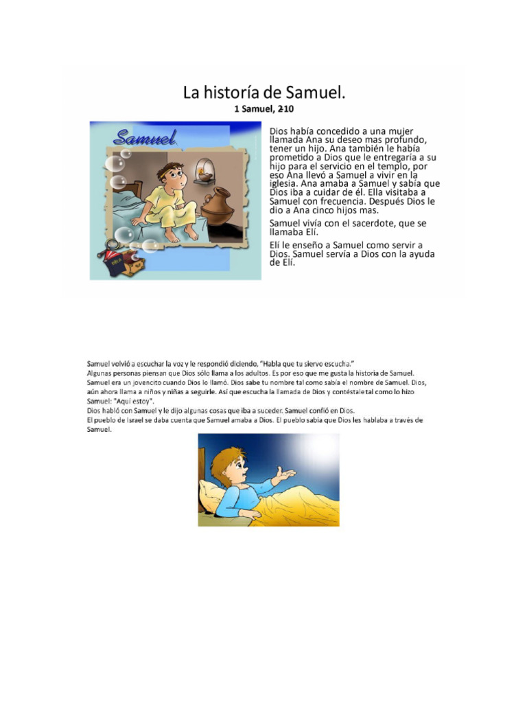 Historia de Samuel | PDF