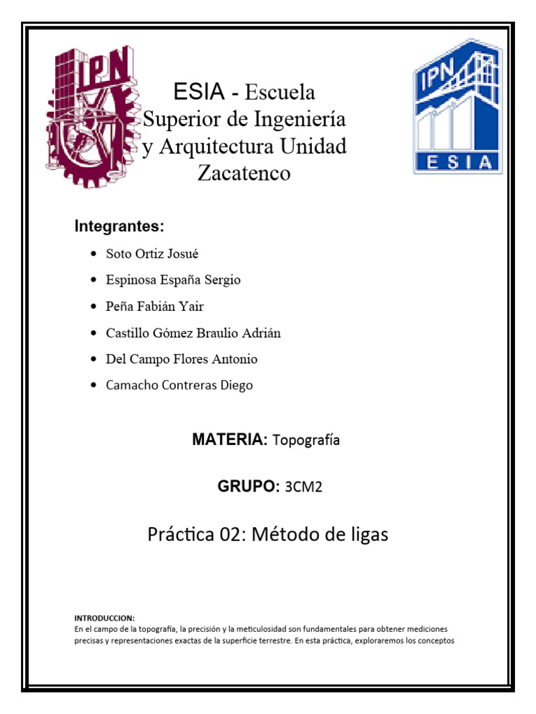 Esia Bueno | PDF | Topografía | Agrimensura
