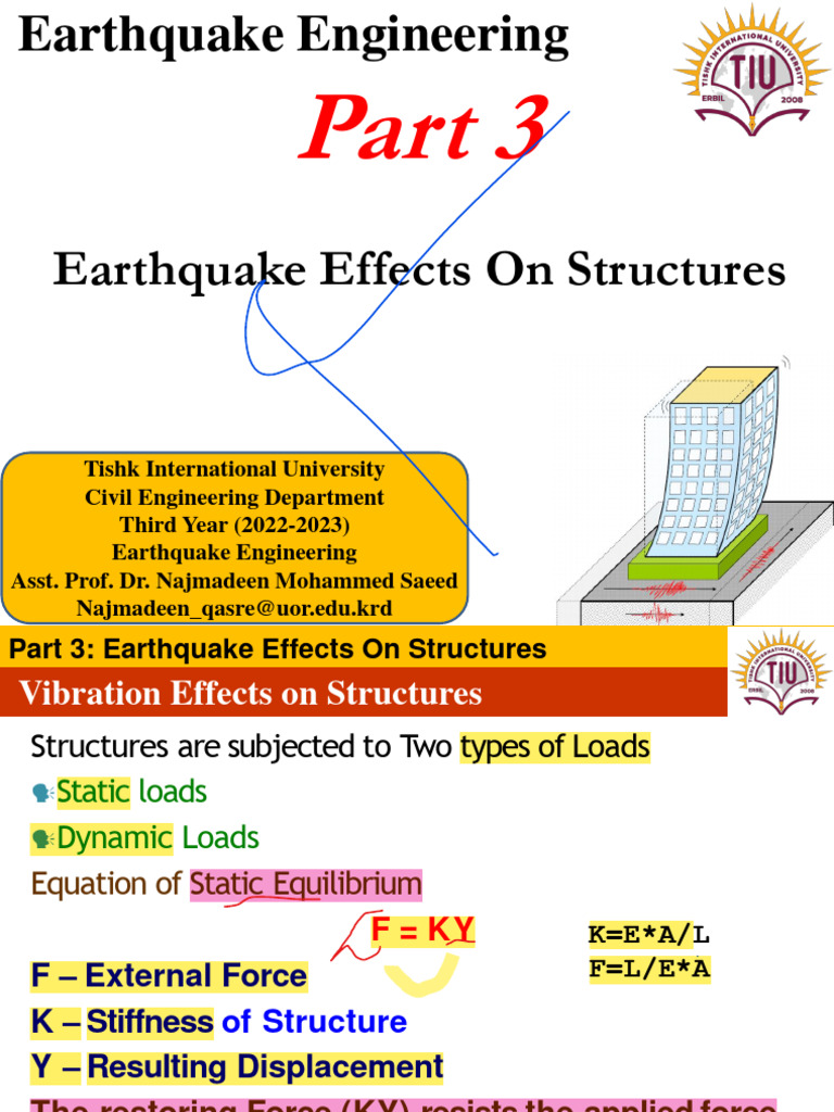 Earthquake Effects on Structures Explained | PDF | Force | Earthquake ...