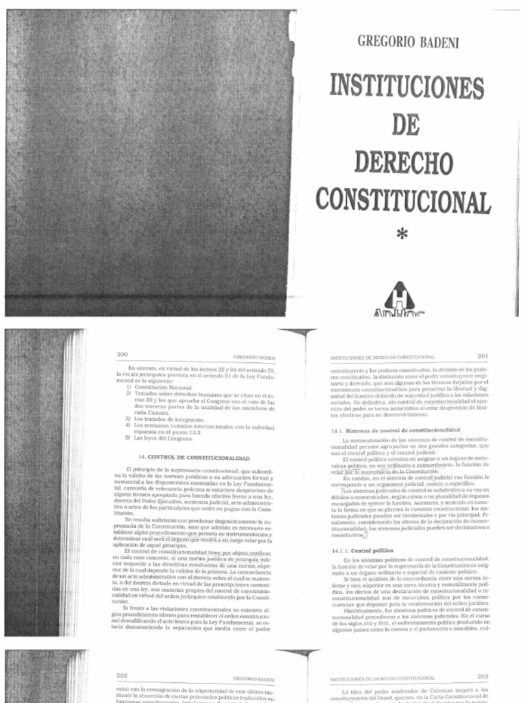 Clase 5 - Control de Constitucionalidad | PDF