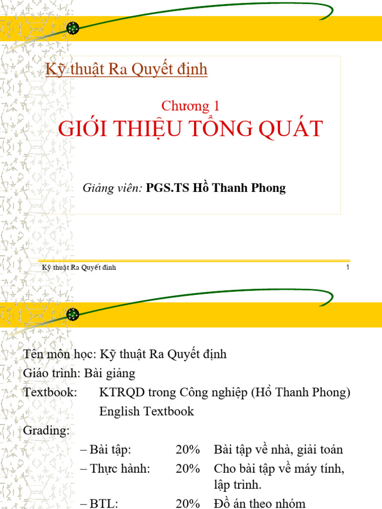 Chuong 1 GIOITHIEU Chung | PDF