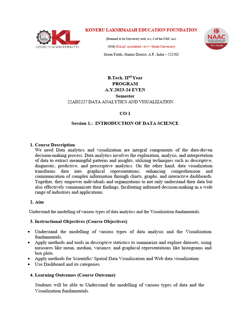 Introduction To Data Science, Evolution of Data Science | PDF | Data Science | Data Analysis