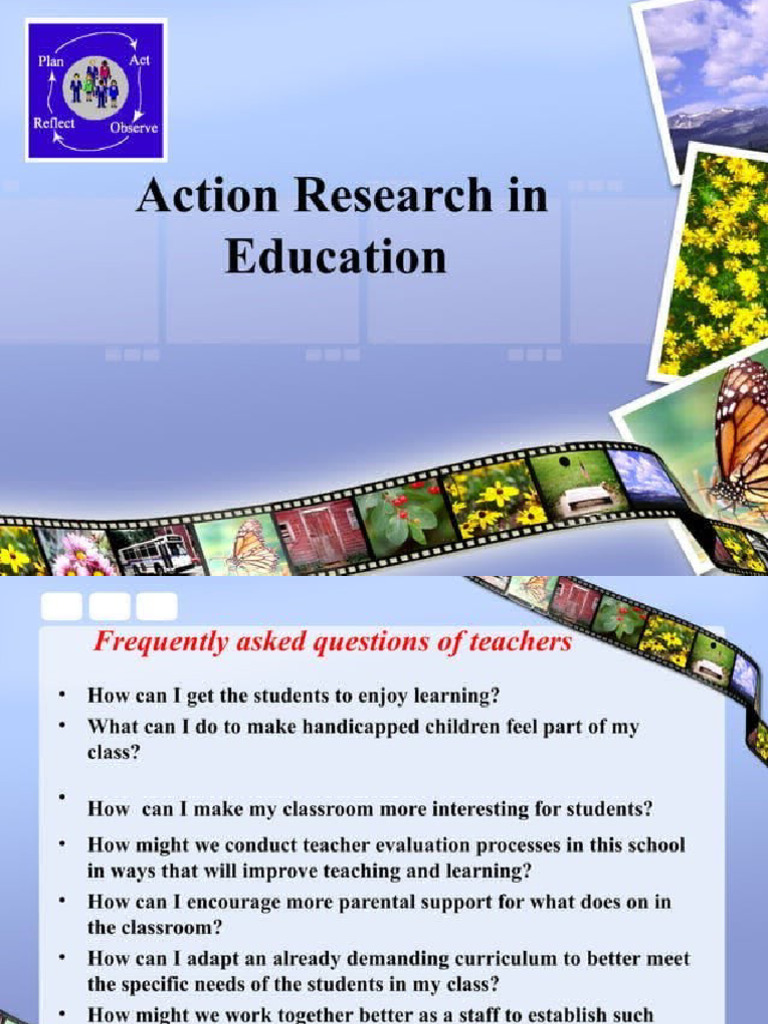 Action Research in Education - PPT - 20240406 - 131443 | PDF