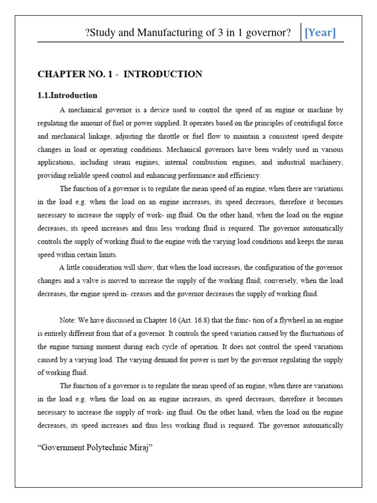 CPE Final Report | PDF | Throttle | Machines