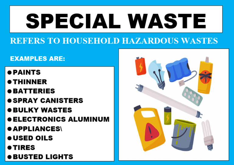 Household Hazardous Waste Examples | PDF | Home & Garden