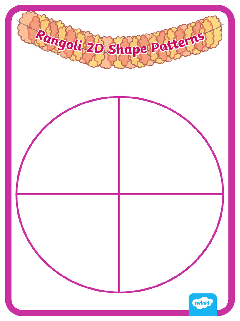 Rangoli 2D Shape Blank Templates | PDF