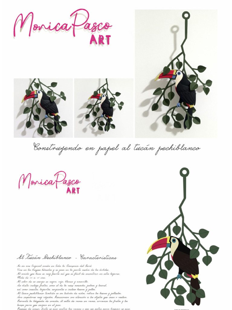 Construyendo en Papel Al Tucã¡n Pechiblanco | PDF