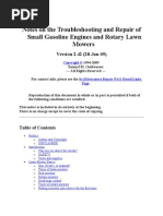 BRIGGS & STRATTON Trouble Shooting Flow Chart | PDF | Carburetor | Throttle