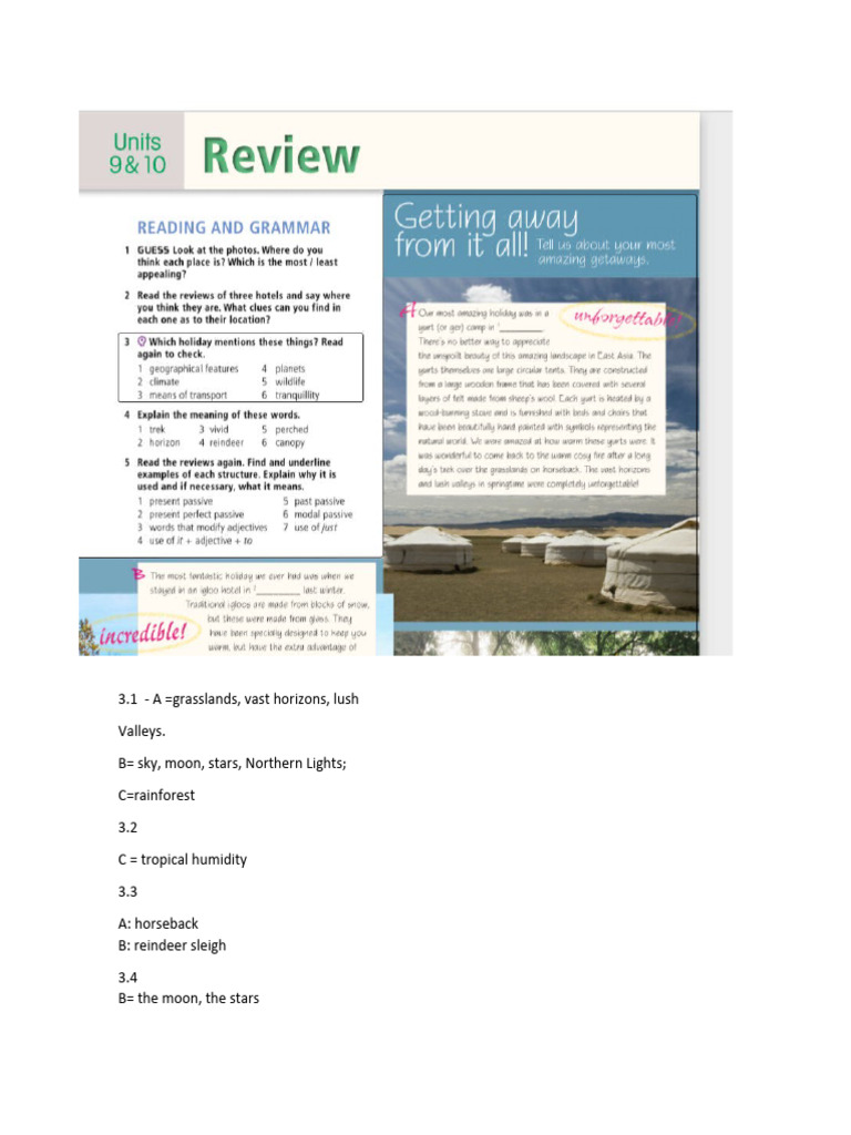 Review Unit 9 and 10 | PDF | Social Science | Language Arts & Discipline