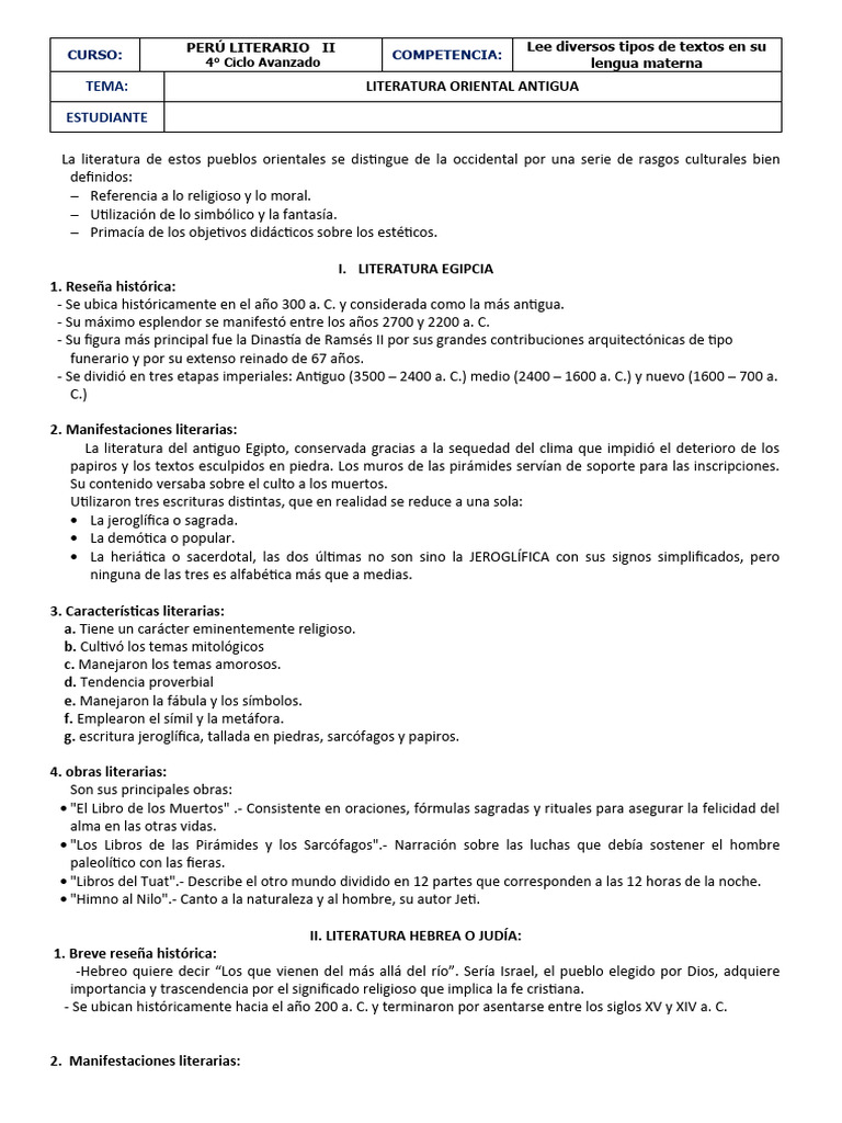Perú Lit. - Tema 1 - Aula 3 | PDF | Comunicación no verbal
