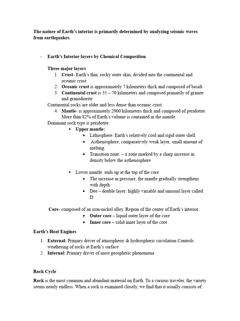 The Nature of Earth | PDF | Plate Tectonics | Sedimentary Basin