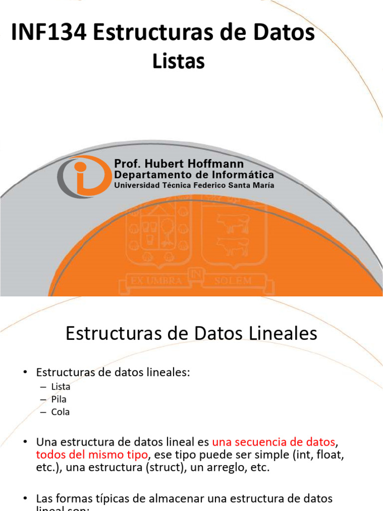 Listas y Estructuras de Datos Lineales | PDF | Puntero (Programación de computadora) | Cola ...