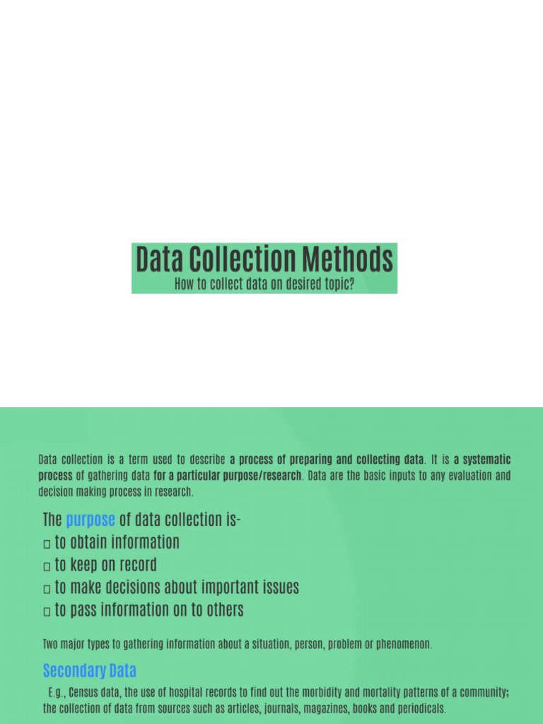 3.1 Data collection method_Sampling_interview | PDF | Sampling (Statistics) | Accuracy And Precision