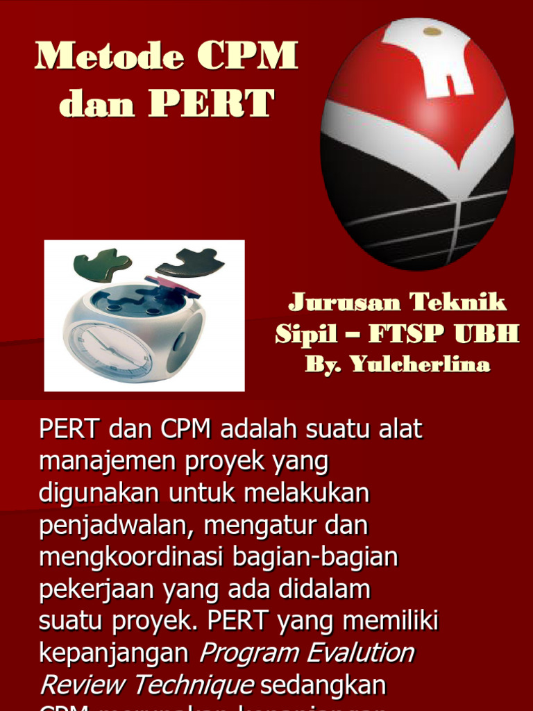 Metode CPM Dan PERT | PDF