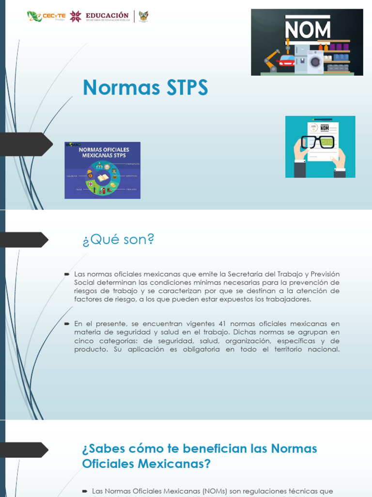Normas Stps | PDF | México | Calidad (comercial)
