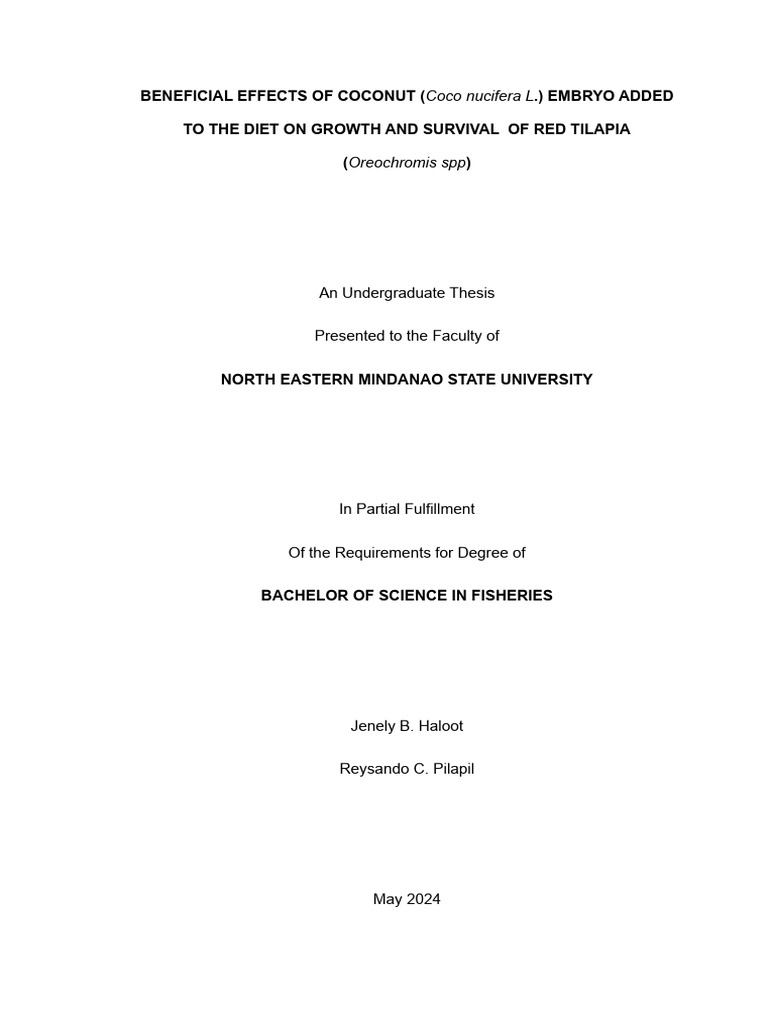 Coconut Embryo | PDF | Aquaculture | Selective Breeding