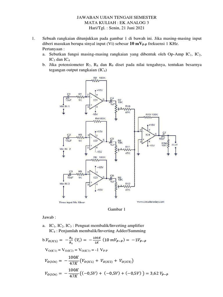 Jawaban Soal Mid Ek 2a - Compressed | PDF