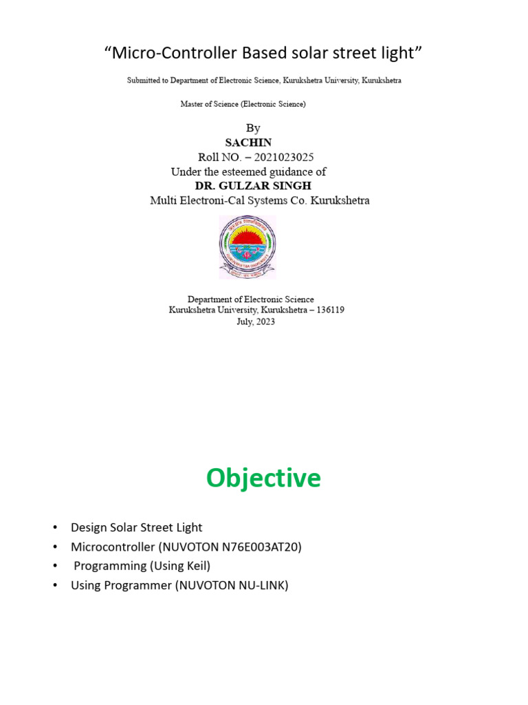 solar seminar | PDF | Embedded System | Solar Panel
