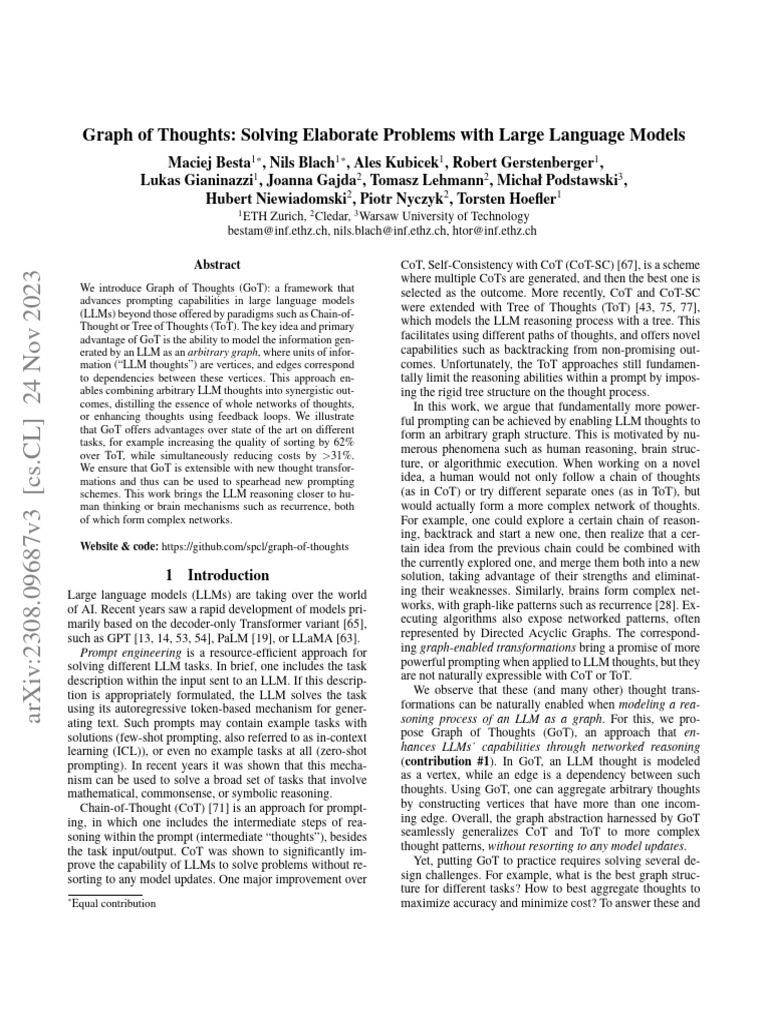Solving Elaborate Problems With Large Language Models Pdf Vertex Graph Theory Parsing
