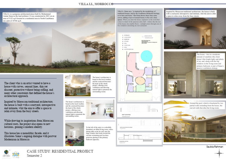 Villa LL (Case Study) | PDF | Window | Courtyard