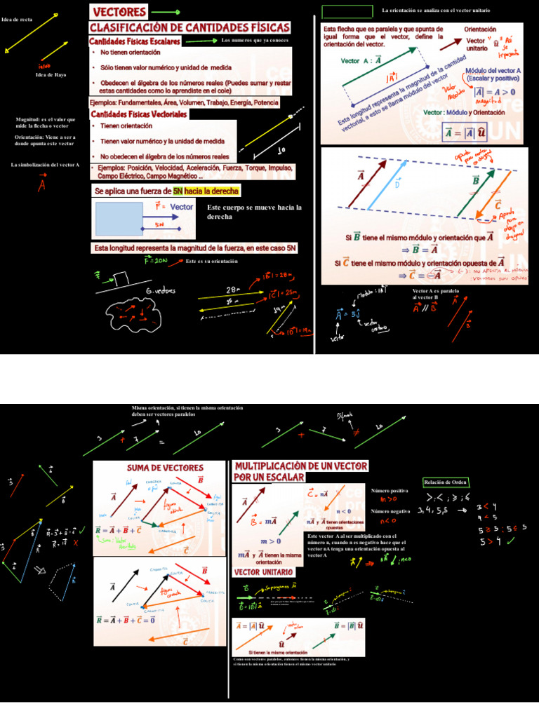 Clase de Vectores 1 - Kiara | PDF | Vector Euclidiano | Física