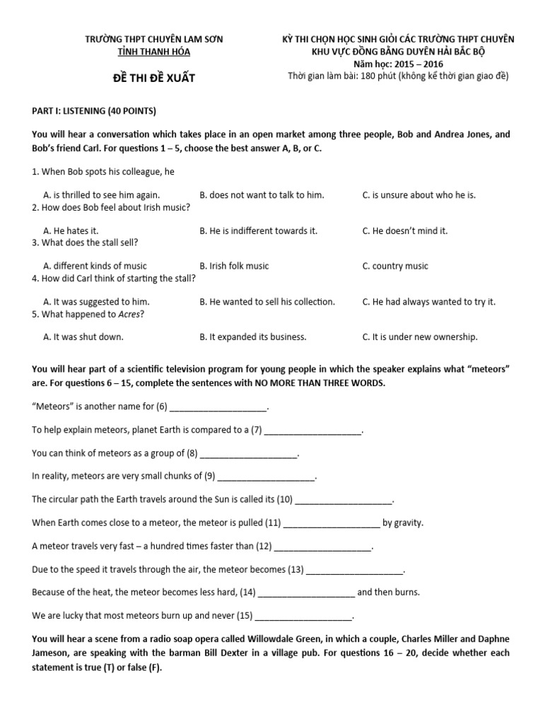 De de Xuat Thi Dong Bang Duyen Hai Bac Bo | PDF | House Of Commons Of The United Kingdom ...