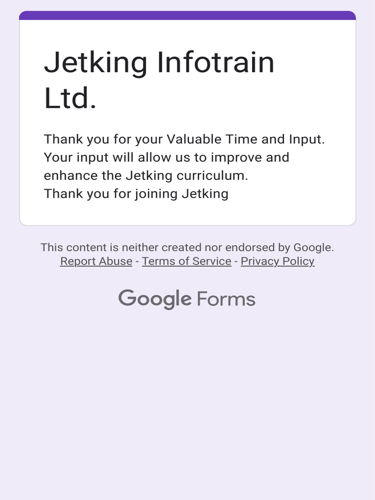 Jetking Infotrain Ltd | PDF