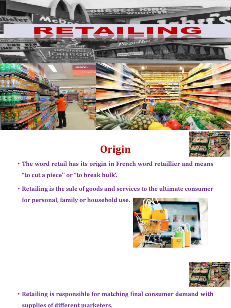Retailing 1 | PDF | Retail | Product (Business)
