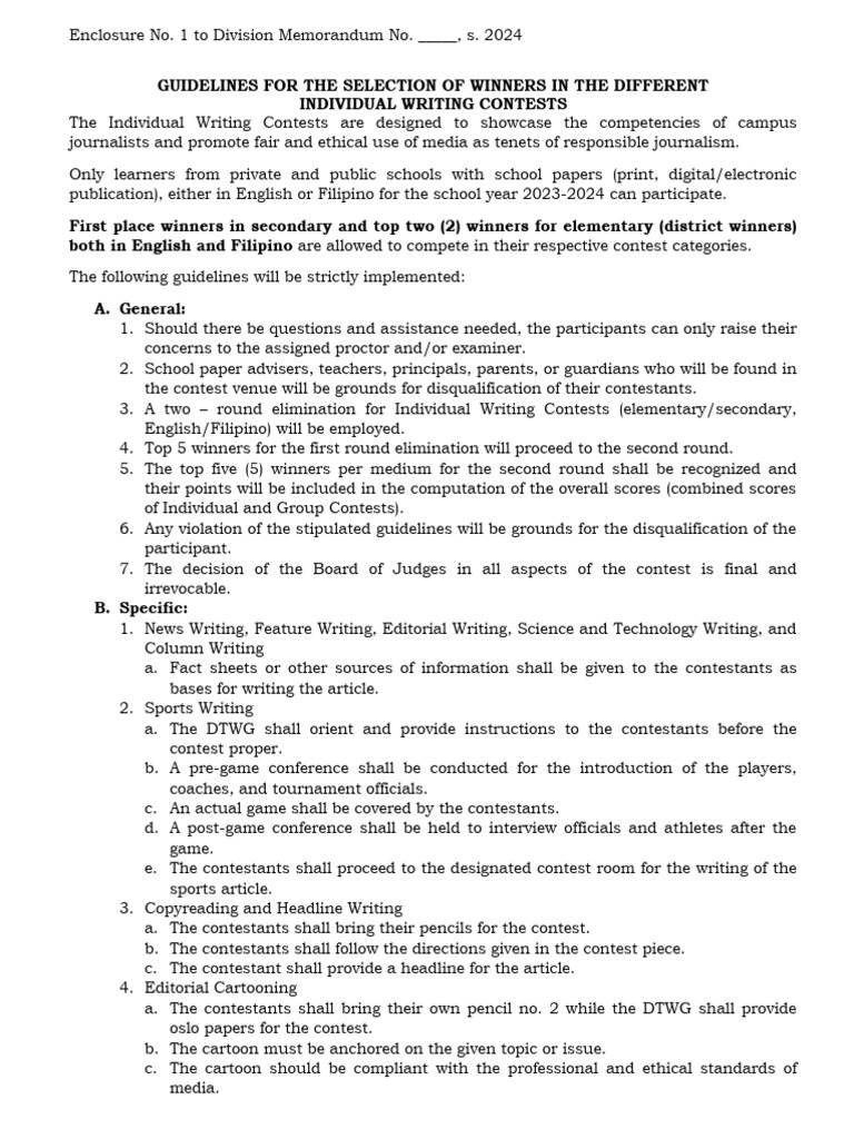DSPC-2024-GUIDELINES | PDF | Digital Camera | Camera