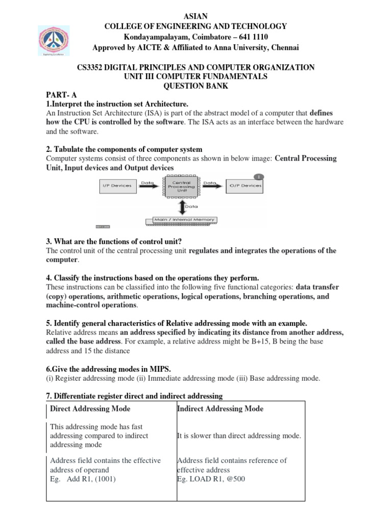 Dpco QB | PDF | Central Processing Unit | Computer Architecture Dpco QB | PDF | Central Processing Unit | Computer Architecture