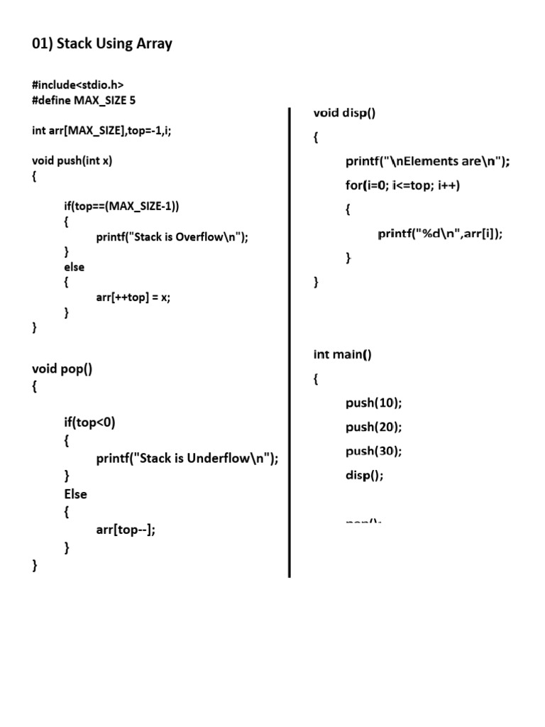 Stack And Queques Program Pdf Queue Abstract Data Type Algorithms And Data Structures 