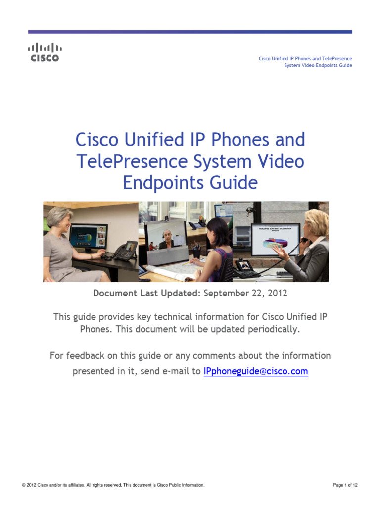 Cisco Unified Ip Phones Guide | PDF | Session Initiation Protocol ...