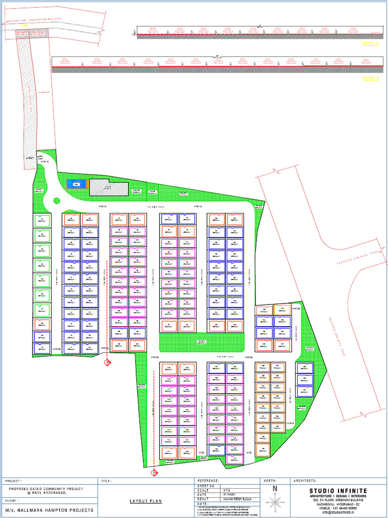 Gated Community Layout Plan | PDF