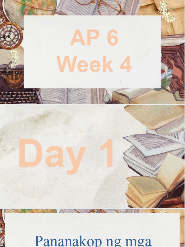 Ap 6 Q2 Week 4 | PDF