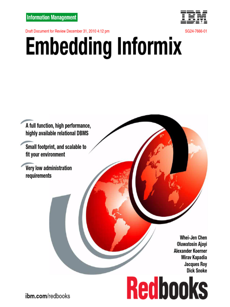 IBM Informix | PDF | Software Engineering | Software