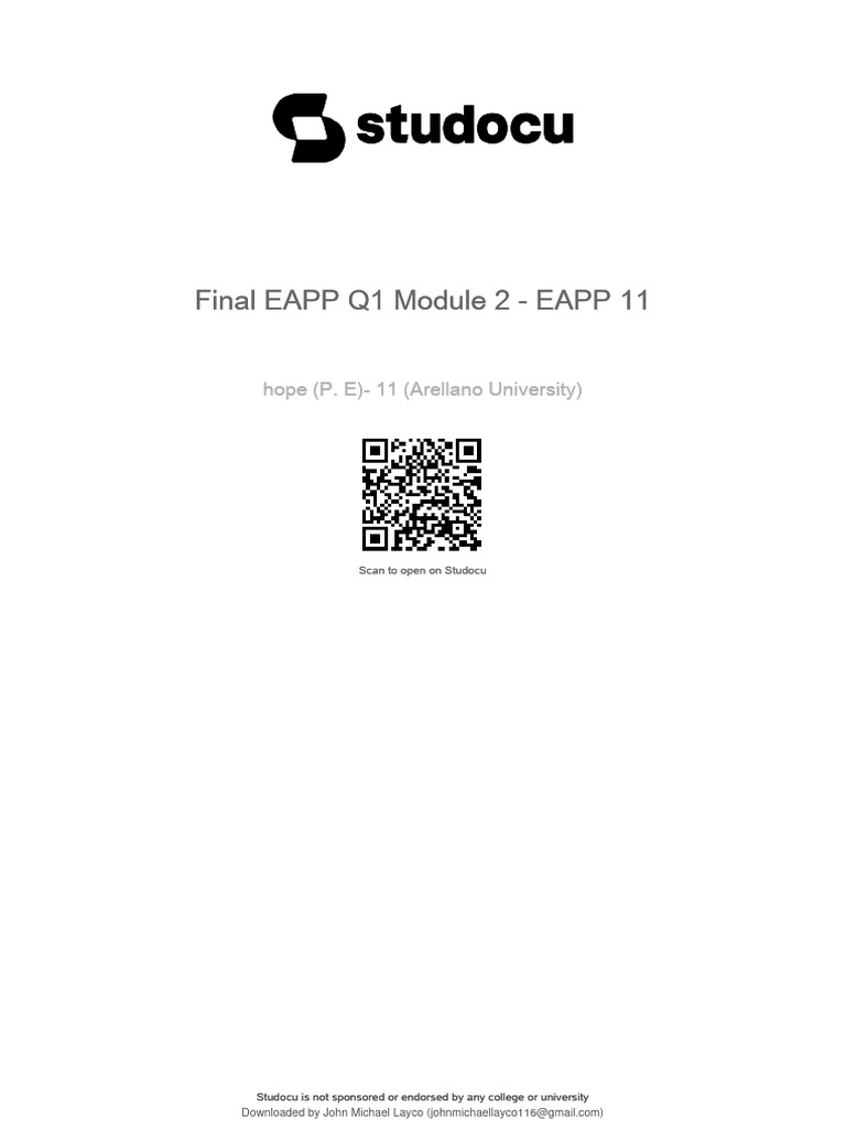 Final Eapp q1 Module 2 Eapp 11 | PDF | Causality | Learning Final Eapp q1 Module 2 Eapp 11 | PDF | Causality | Learning