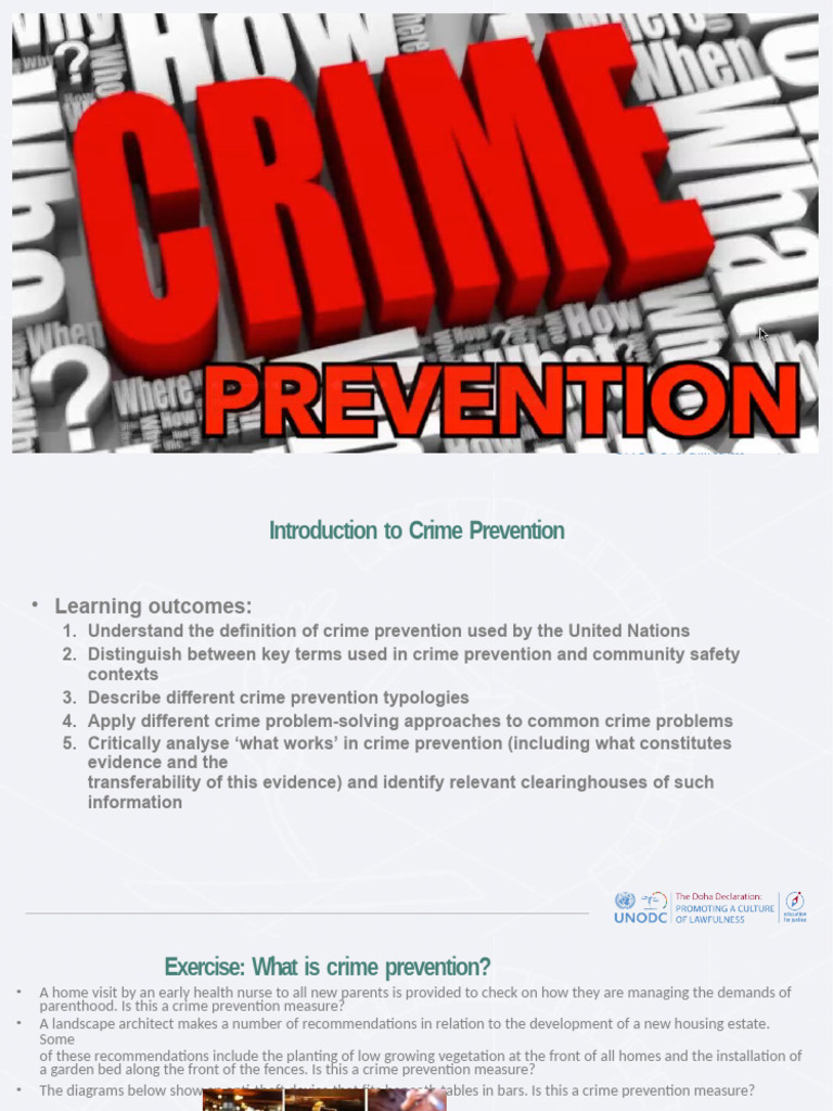 Crime - Prevention - Garcia, Lupa & Taup | Download Free PDF | Crime Prevention | Crimes