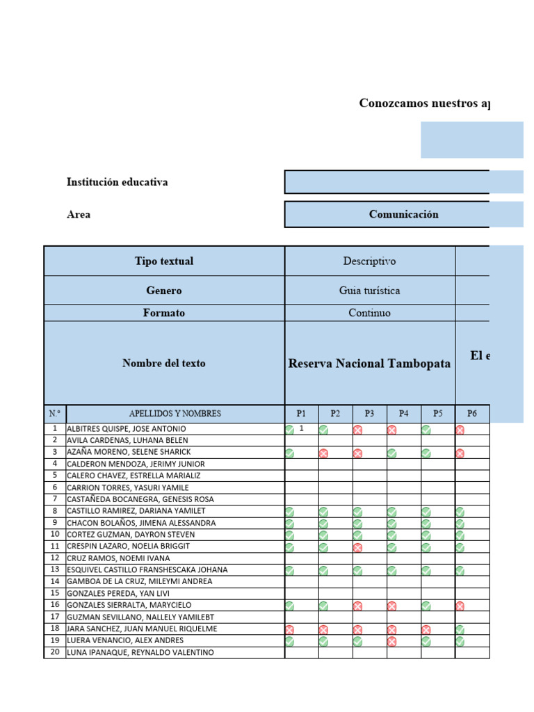 1ro C Registro de Lectura y Escritura Primero - Secundaria 2021 | PDF ...