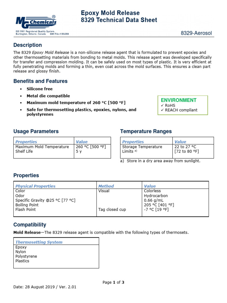 Tds 8329 A | PDF | Epoxy | Plastic