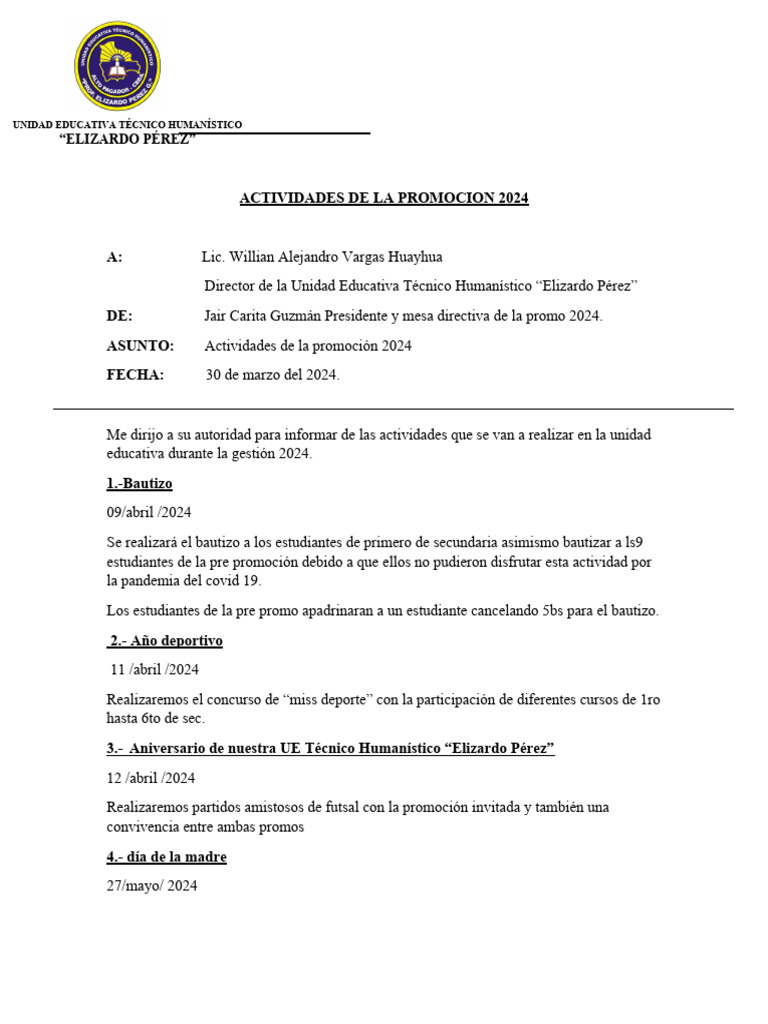 documento POA 2024 | PDF